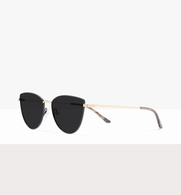 Solace Deep Gold Prescription Sunglasses By Bonlook