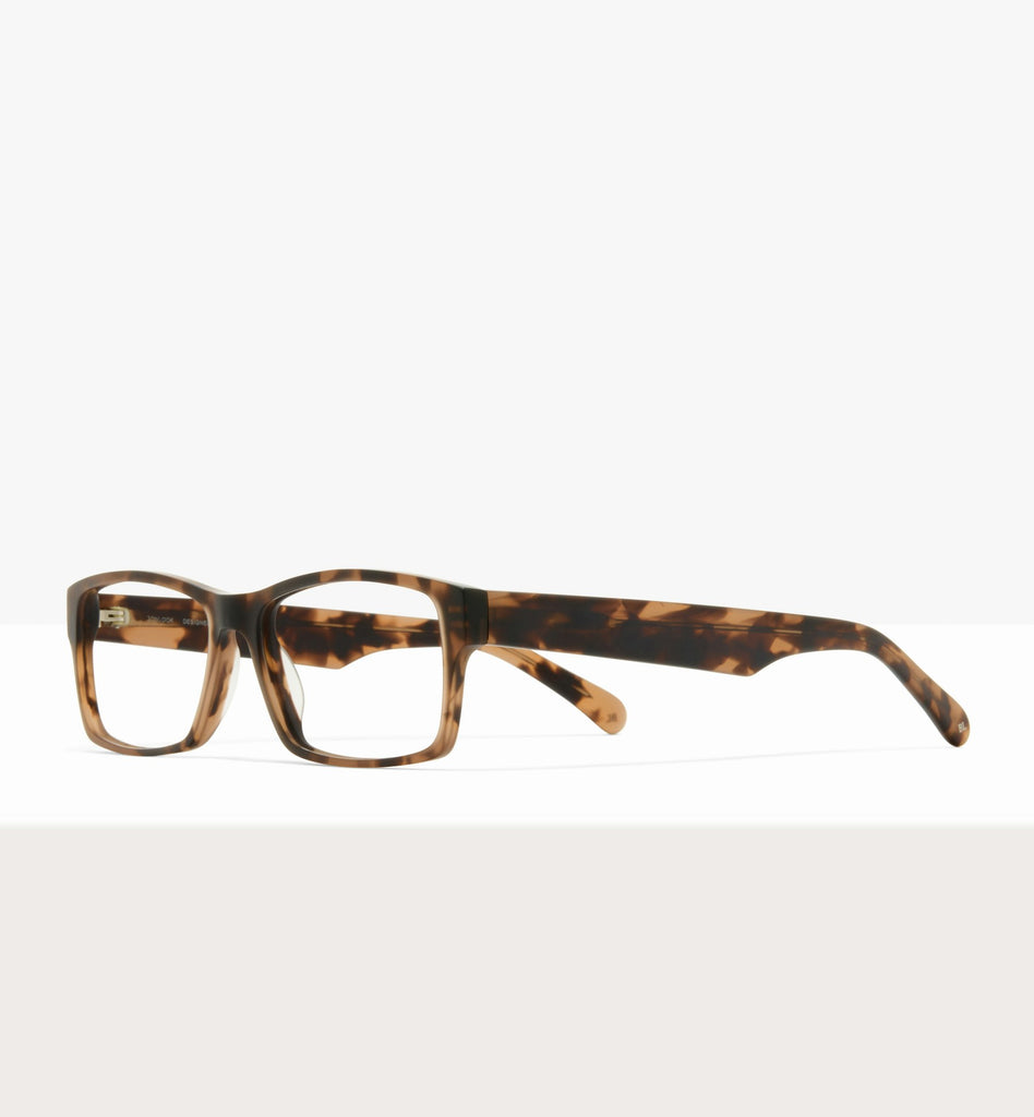 Beacon Brown Marble – Prescription Eyeglasses by BonLook