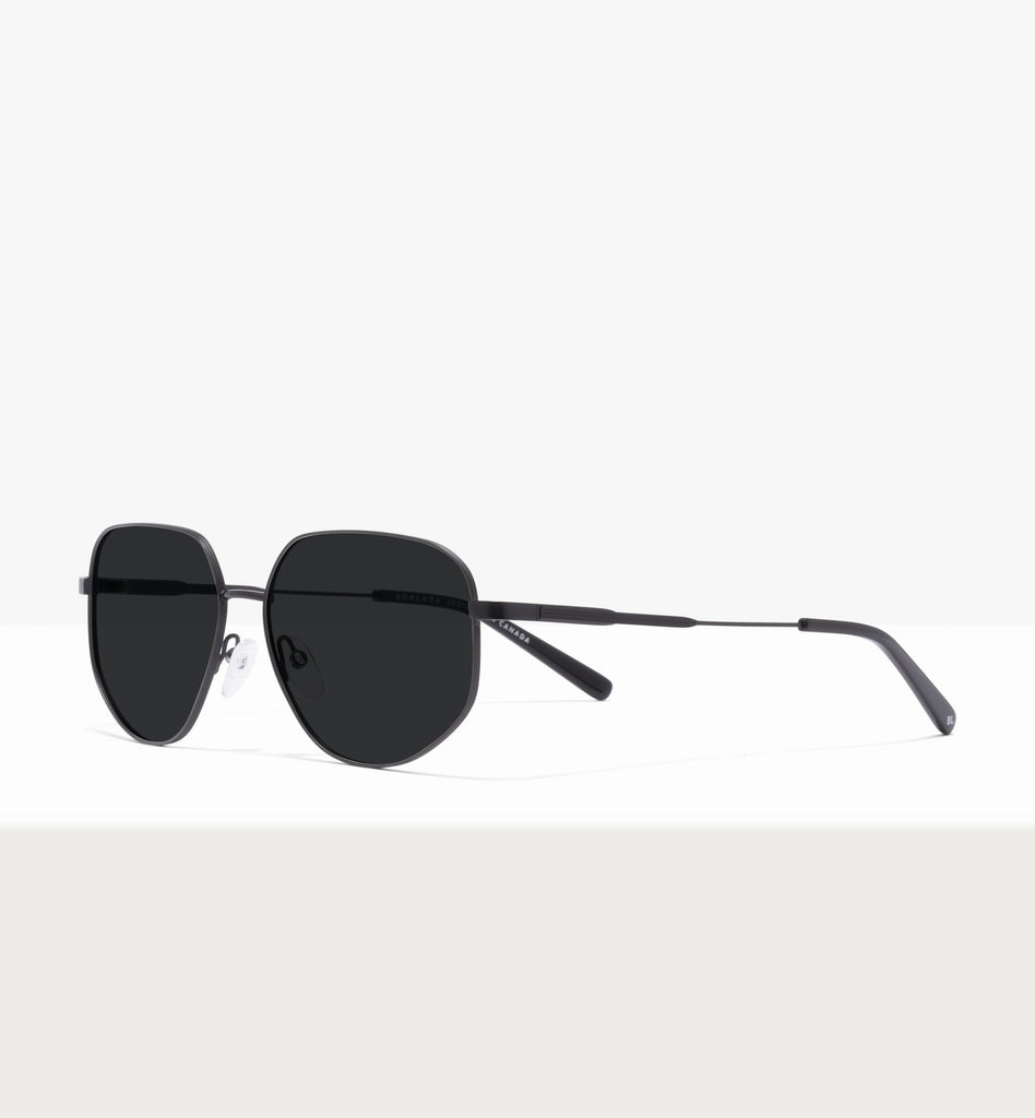 Coupe Matte Black – Prescription Sunglasses by BonLook