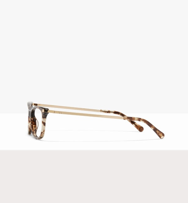 Comet Metal Leopard – Prescription Eyeglasses by BonLook